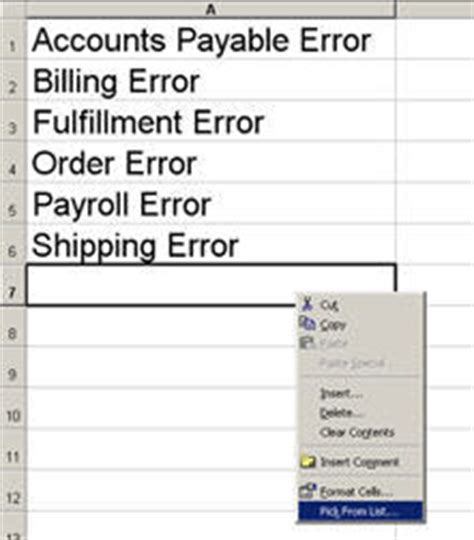 Excel Fill Series Custom List Pick From List