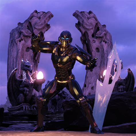 Cyber Sub Zero Daz Content By Kainjy