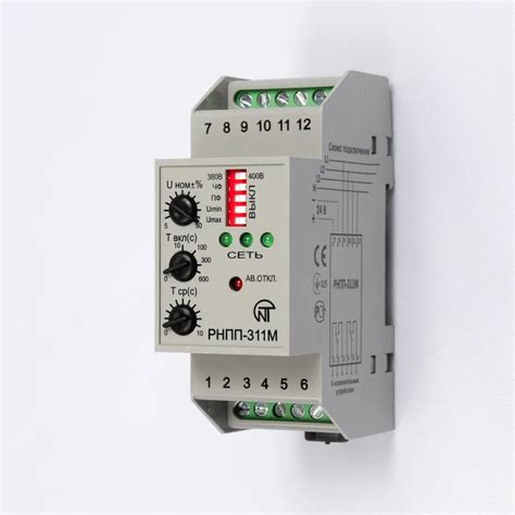 Реле напряжения, перекоса и последовательности фаз РНПП-311М-24V ...