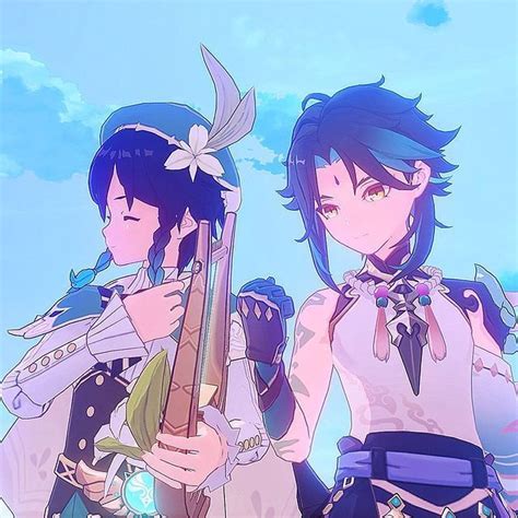 Venti X Xiao Anime Art