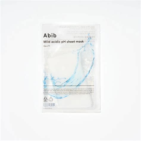 Mild Acidic Ph Sheet Mask Aqua Fit Abib Vierose Cosmetics