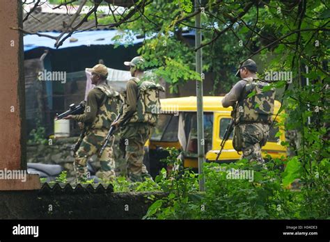 Force One Commandos Conduct A Search And Combing Operation In A Slum Area Of Uran About 47 Km