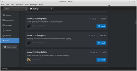 Atomでcを補完するためにプラグインを追加する ヤマムギ