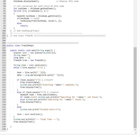 Solved 74 Programming Assignment 2 3 4 Tree In This