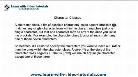 Perl Tutorial Regular Expressions Lesson YouTube