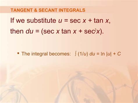 Special Trigonometric Integrals Ppt Physics Science