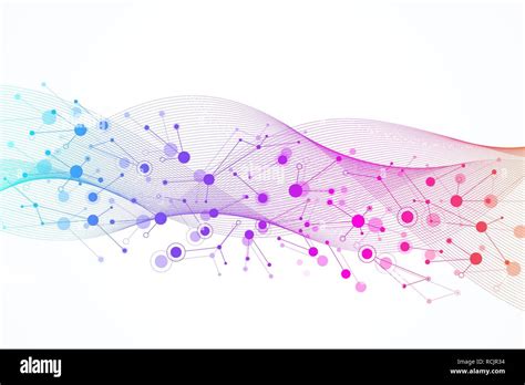 Abstract Polygonal Background With Connected Lines And Dots Minimal Geometric Pattern