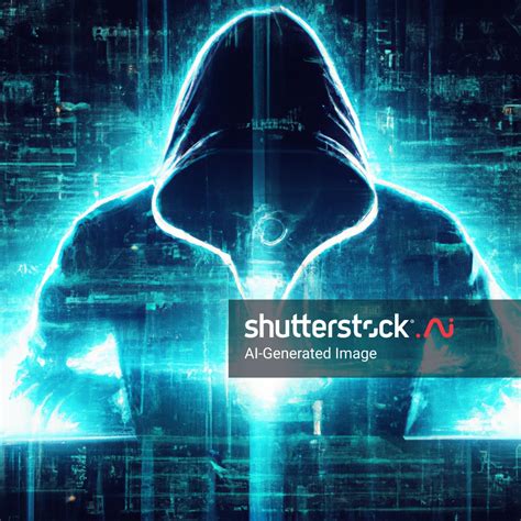 Supreme Ethical Hacker Stationed Pose Focus AI Generated Image Shutterstock