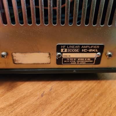 Icom Ic Kl Amplifier Reverb