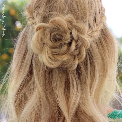 How To Flower Braid Flower Girl Hairstyles Updo Flower Girl