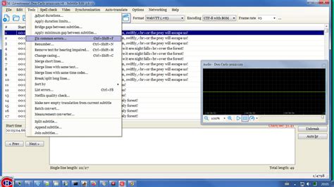 3613151 Fix Common Errors Doesnt Seem To Be Fixing Anything · Issue 7086 · Subtitleedit