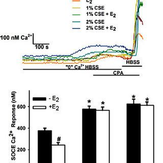 Effect Of CSE On Estrogen Induced Reduction Of Store Operated Ca Download Scientific Diagram