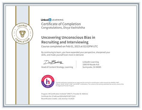 Divya Vashishtha On Linkedin Certificate Of Completion