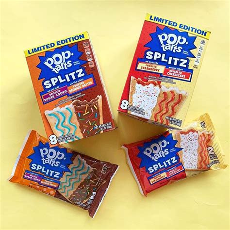 Pop Tarts Splitz Sugar Cookie And Brownie Batter Twin Pack 100g