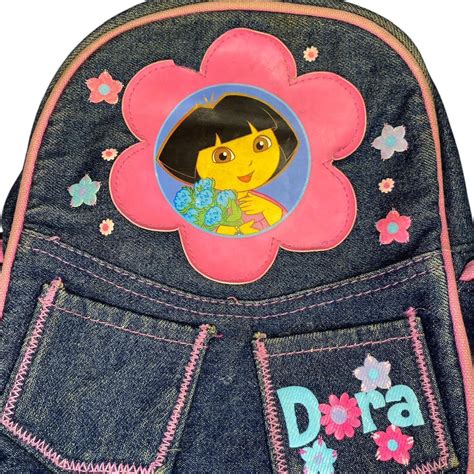 Dora The Explorer Mini Backpack With Flower Design Depop