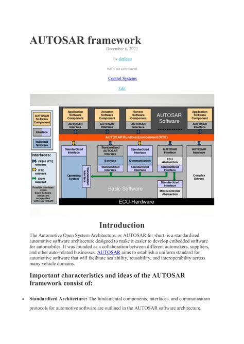 Autosar Framework 1 Pdf