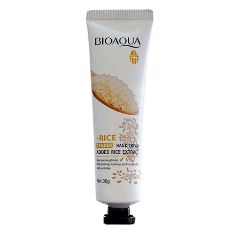 کرم مرطوب کننده دست تیوپی عصاره برنج Rice Tender بیوآکوا Bioaqua
