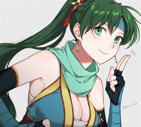 Lyn And Lyn Fire Emblem And More Drawn By Peach Danbooru
