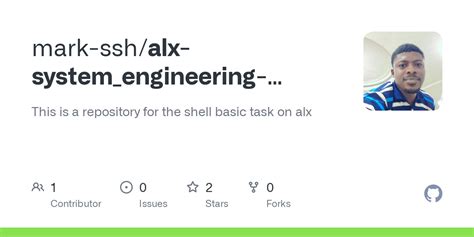 Github Mark Sshalx Systemengineering Devops This Is A Repository For The Shell Basic Task