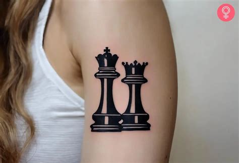 Chess King And Queen Tattoo