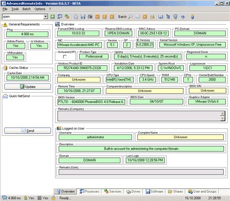 Free Advancedremoteinfo Gather Information Remotely From Windows Pcs
