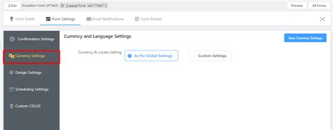 Custom Currency Settings Wppayform Wp Manage Ninja
