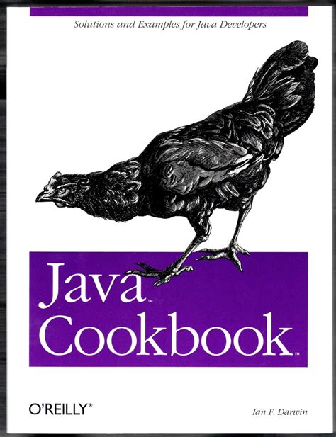 Java Cookbook Darwin Ian F Books