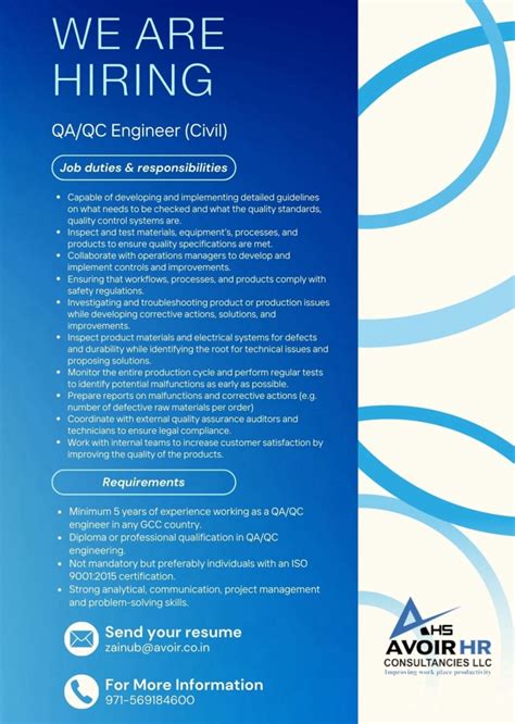 Qualityassurance Qualitycontrol Qaqc Qa Qc Jobsinabudhabi Jobsinuae Jobsindubai Civil