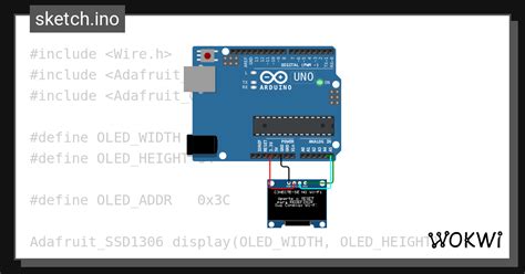 Conexão ESP Wifi OLED Wokwi ESP STM Arduino Simulator
