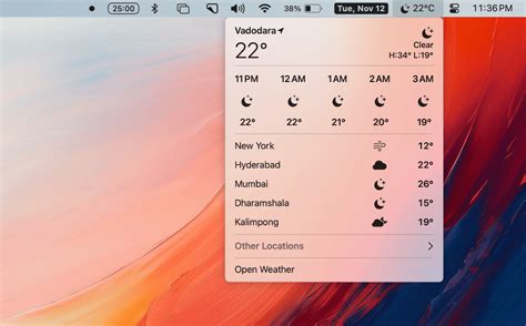 The Weather App Is Coming To Your Mac Menu Bar Lifehacker