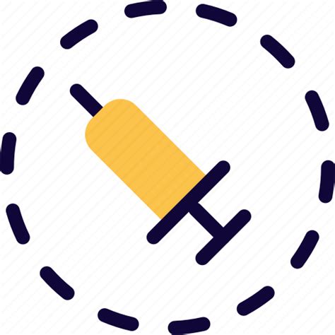Injection Dash Circle Medical Icon Download On Iconfinder