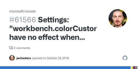Settings Workbench ColorCustomizations Have No Effect When Combined With Specific Theme
