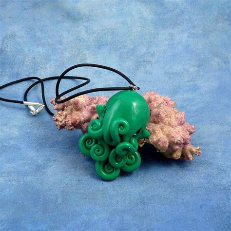 Jade Octopus Necklace