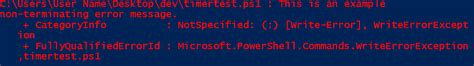How Do I See Error Messages Generated In Powershell Event Handlers