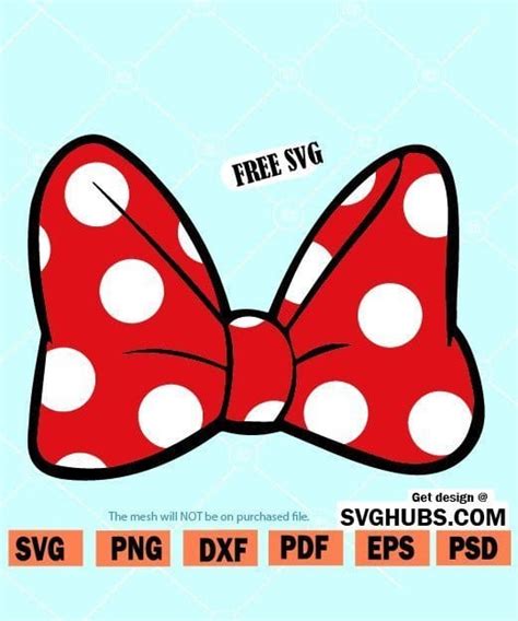Minnie Mouse Bow Svg Free Minnie Bow Svg Free Free Svg Files