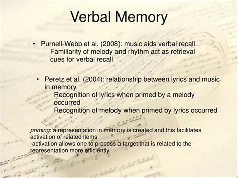 Ppt Effect Of Music On Memory Powerpoint Presentation Free Download