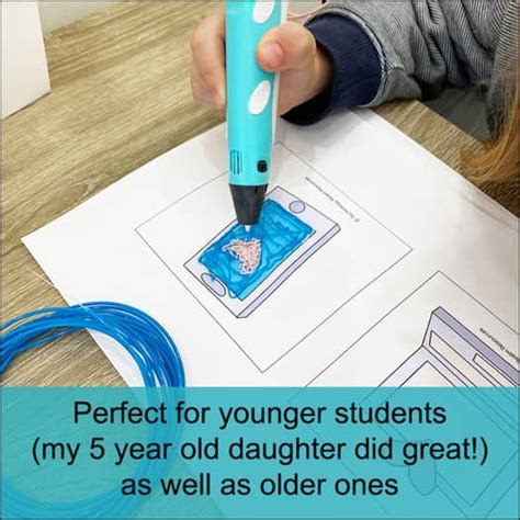 3d Pen Templates I Love Technology Cute And Hearts And Pink Stem Designs