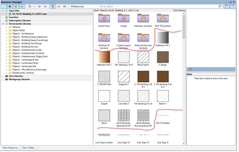Vw2017 Resource Browser Thumbnail Headings General Discussion Vectorworks Community Board