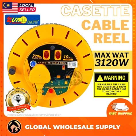 Sirim 5 10 Mtr Cassette Cable Reel Portable Extension Trailing Socket Extension Plug Adapters