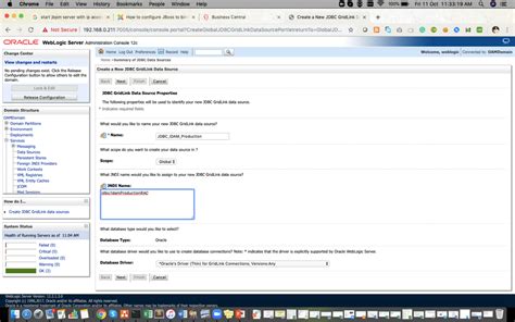 Oracle Weblogic Server 12c Rac Connection