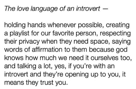 Introverts Love Language Do You Agree Relate To This R