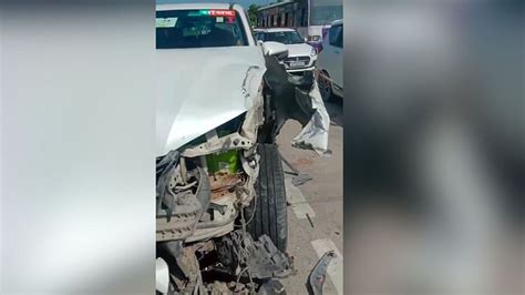 Bhadohi Mp Vinod Kumar Bind Vehicle Accident In Varanasi Amar Ujala