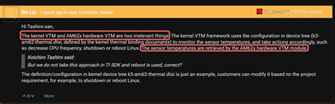 am62a7 am62a7 vtm thermal shutdown based on which temperature zone