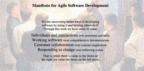 The Agile Software Development Manifesto Agile Software Development Software Development
