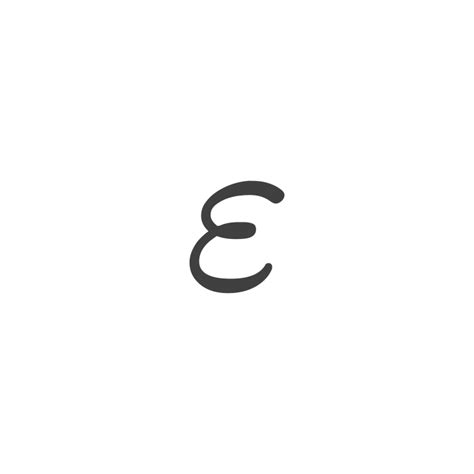 Simbolo Epsilon 𝜖 Mathematical Italic Epsilon Symbol Symbol