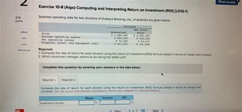 Solved Check My Work Exercise 10 8 Algo Computing And