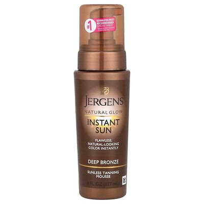 Natural Glow Instant Sun Sunless Tanning Mousse Deep Bronze 6 Fl Oz