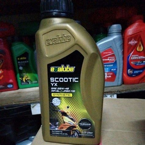 Jual Evalube Oli Mesin Motor Matic Evalub Epalub Scootic Yx Synthetic