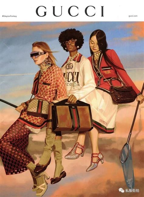 Gucci人物海报 千图网