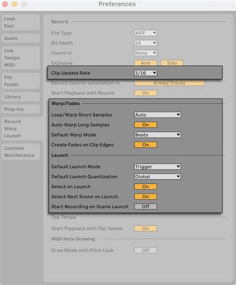 Clip View — Ableton Reference Manual Version 12 Ableton